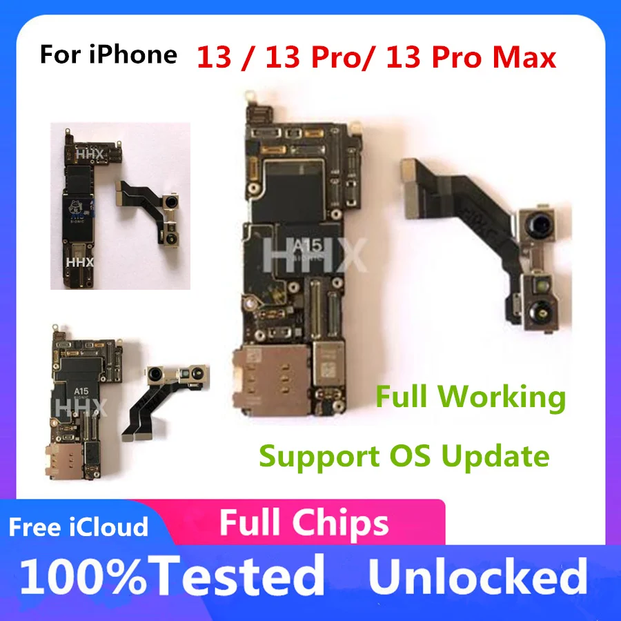 Placa lógica Original para IPhone 13/ 13 Pro / 13 Pro Max, compatible ...