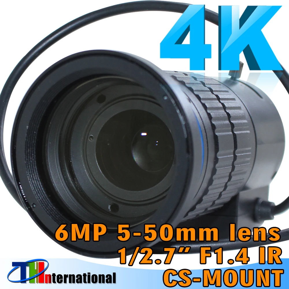 6MP-5-50mm-CS-Lens-1-2-7in-F1-4-Manual-Zoom-Automatic-Aperture-Security ...