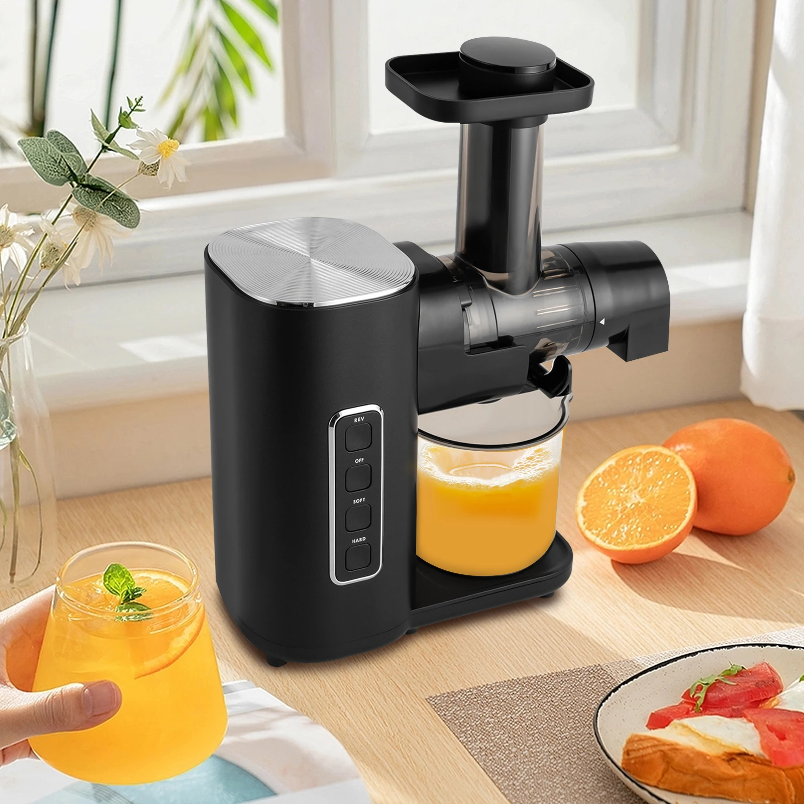 Electric-Powered-Juice-Squeezer-Slow-Juicer-Extractor-Horizontal-Juicer ...
