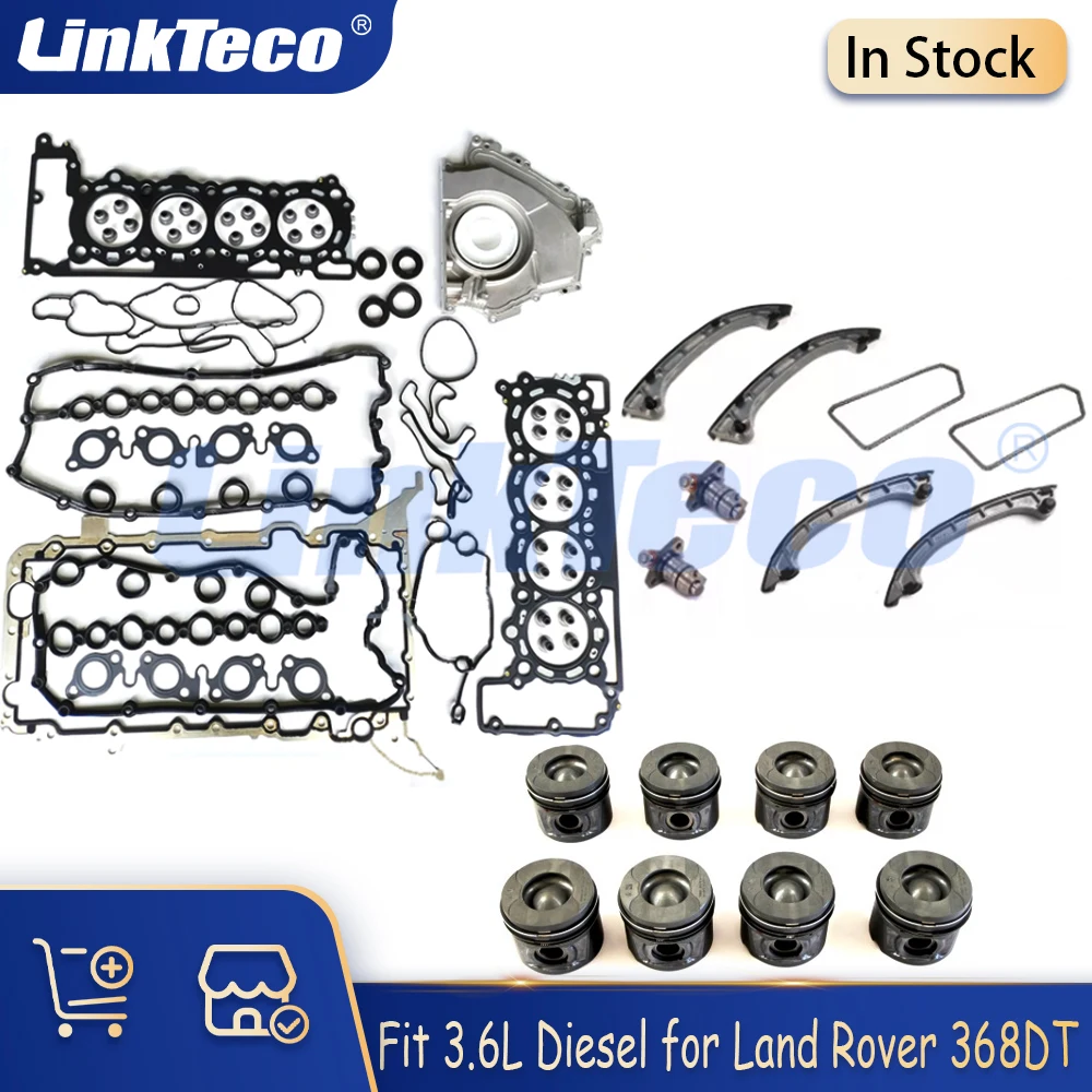 Engine Overhaul Gasket Set Piston Timing Chain Kitt Fit 3.6 L Diesel ...