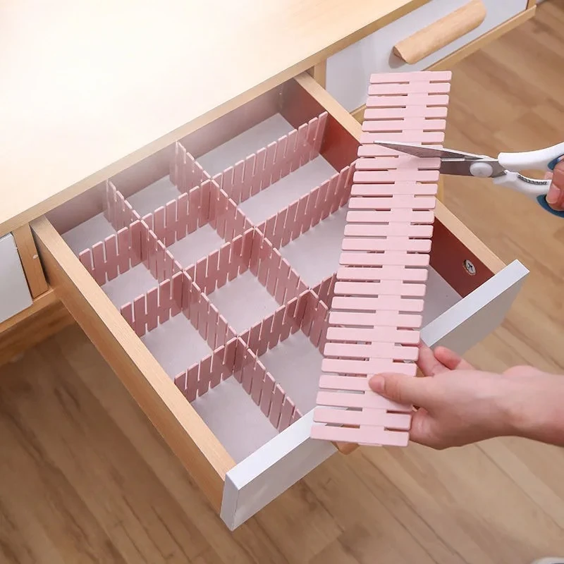 4PC-Household-Multifunctional-Drawer-Storage-Partitions-Can-Be-Cut-and ...