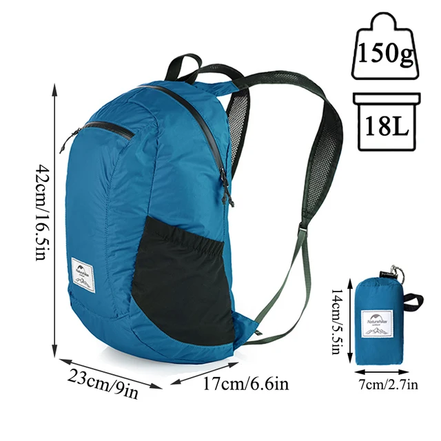 Sac à Dos de Randonnée Naturehike™ 18L - Sacoche Monsieur