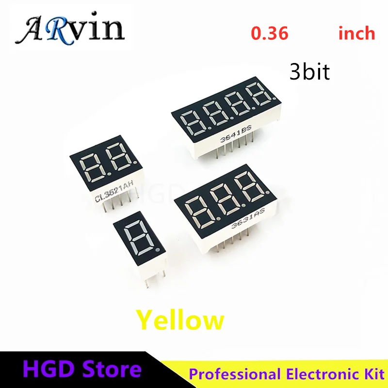 5pcs-Digital-tube-Common-AnodeCathode-Yellow-3-Bit-4Bit-digital-Tube-0 ...