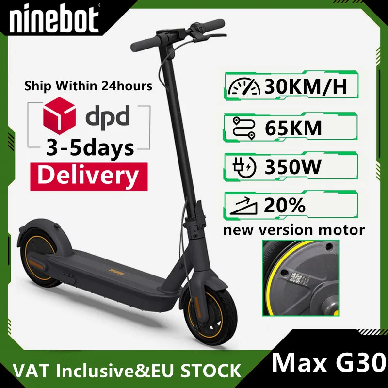 Ninebot-By-Segway-MAX-G30-G30P-Kickscooter-30km-h-Speed-65km-Range ...