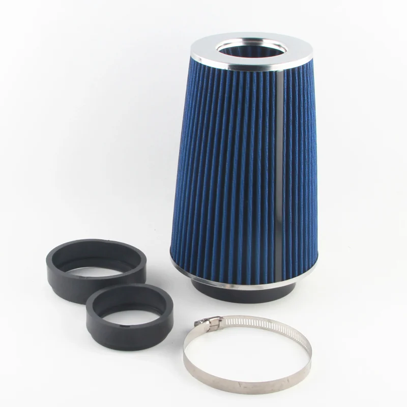 Universal-Auto-super-power-air-Intake-high-flow-air-filter-76MM-90MM ...