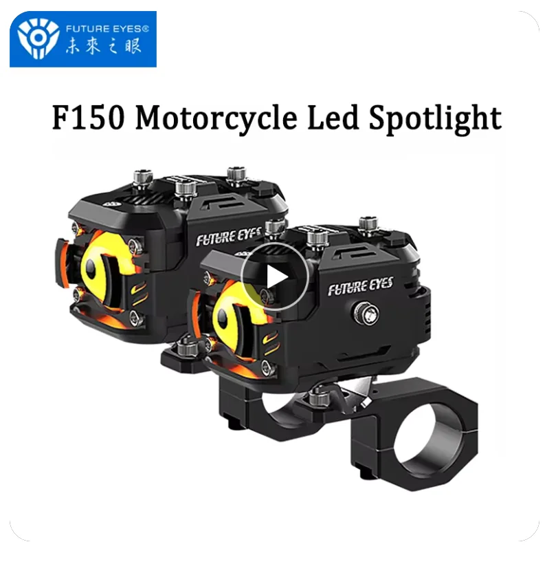 Future Eyes F150 Motorcycle Led Spotlight 6000 LM Electric Vehicle ...