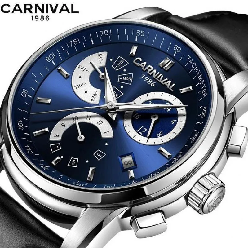 Iw-Carnival-Reloj-de-pulsera-mec-nico-autom-tico-para-hombre-cron-grafo ...
