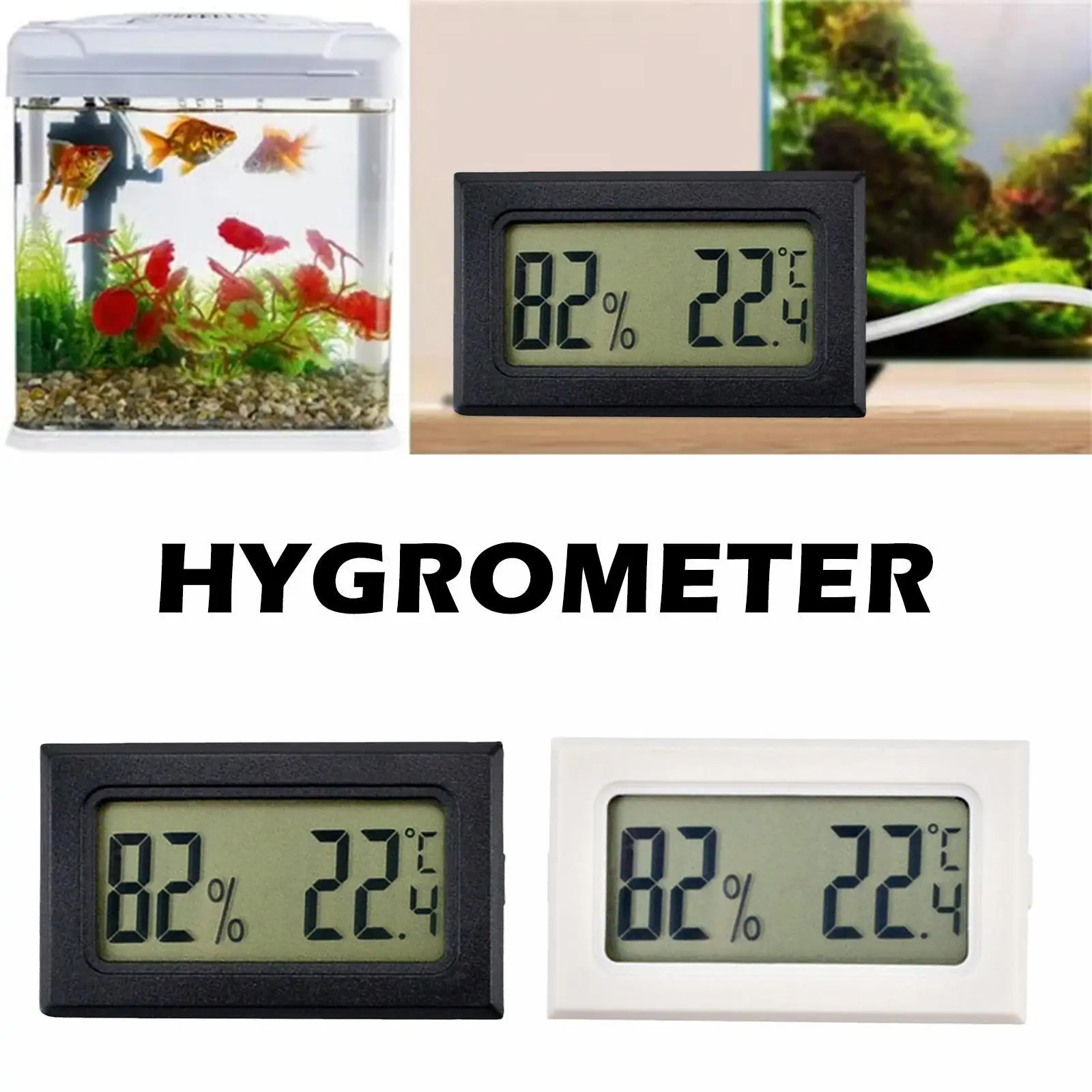 MINI LCD Digital Thermometer Hygrometer For Indoor Outdoor Thermometer ...