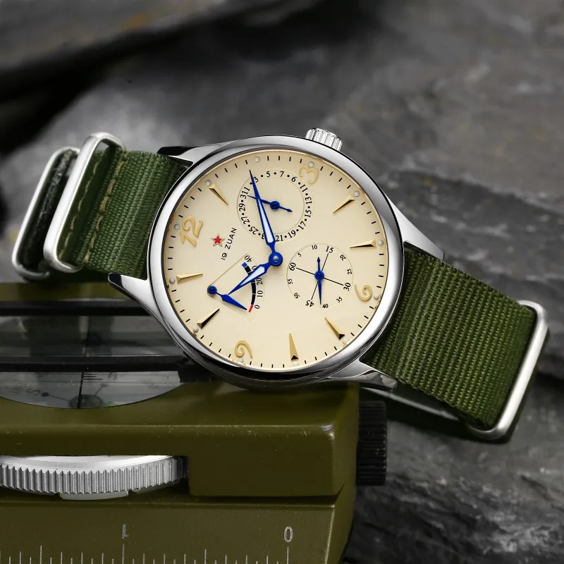 New 1963 40mm Mens Pilot Automatic Mechanical Watch Seagull ST17 ...