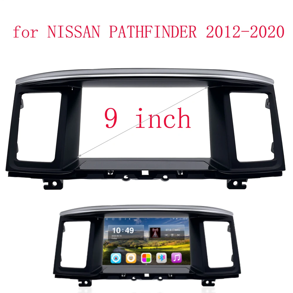 9-INCH-Radio-Frame-Fit-for-NISSAN-PATHFINDER-2012-2020Dashboard-Replacement-Installation-Android ...