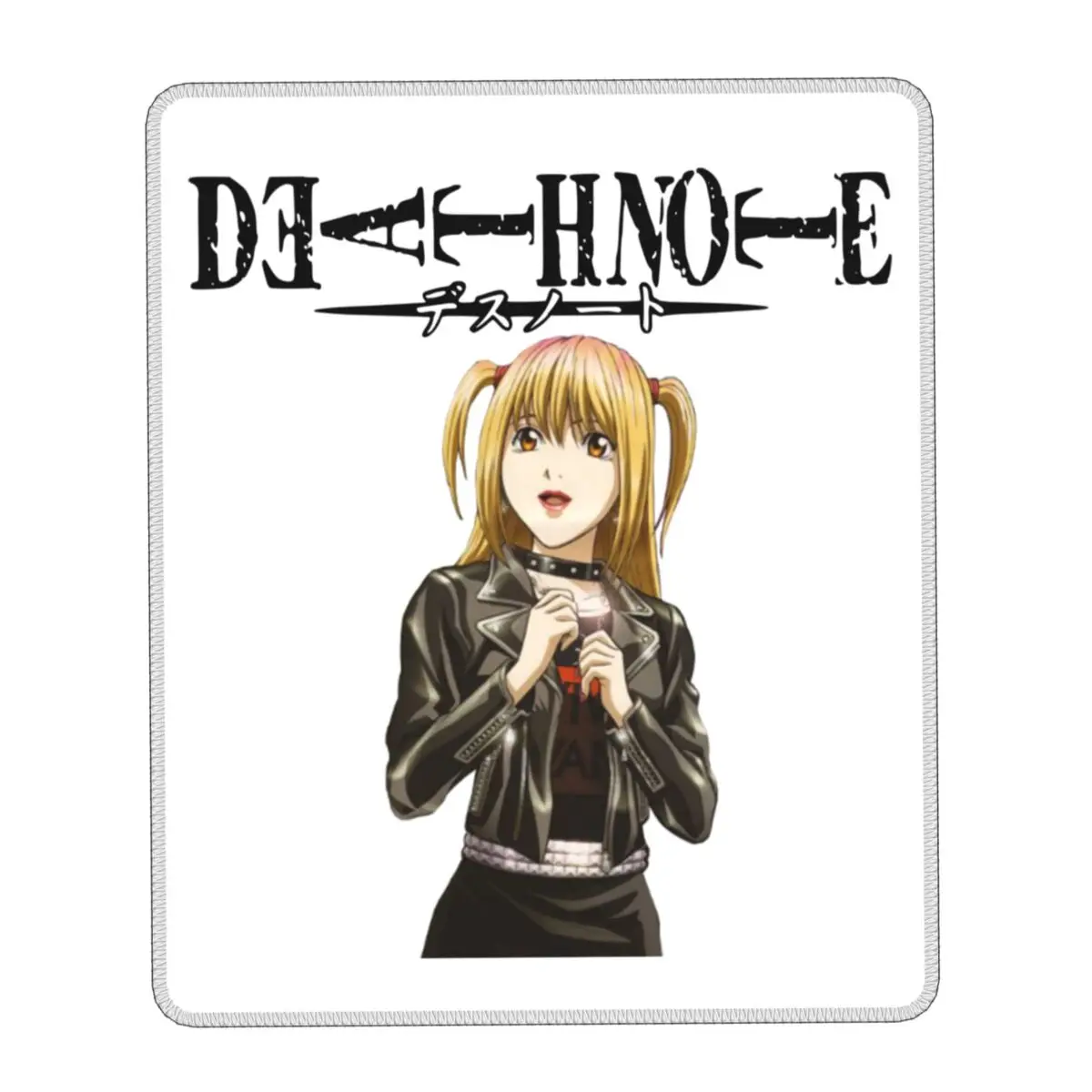 Mousepad de borracha antiderrapante do rato da nota da morte misa com ...