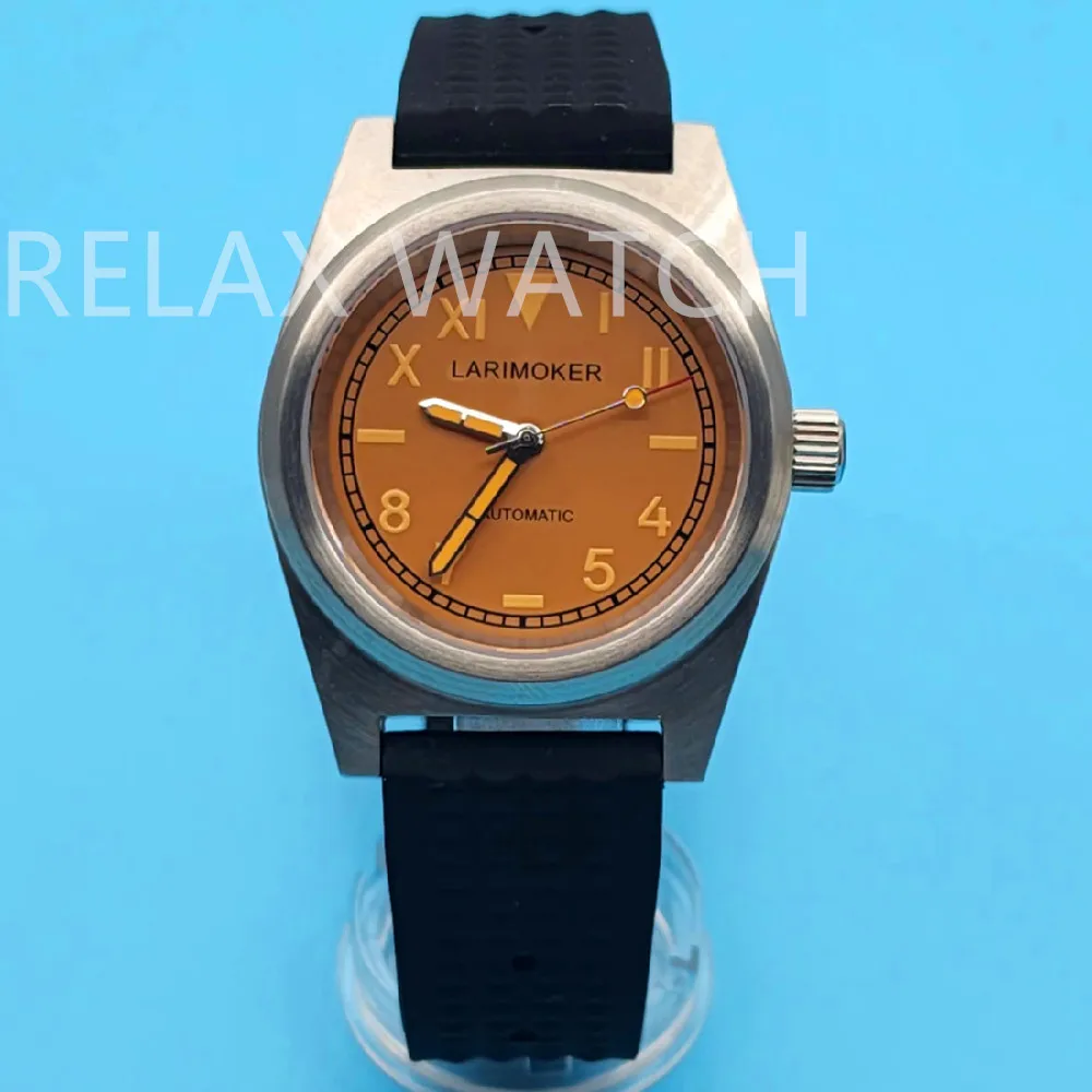 38MM-Sapphire-Glass-Stainless-Steel-Vintage-Navy-Dial-Watch-NH35 ...