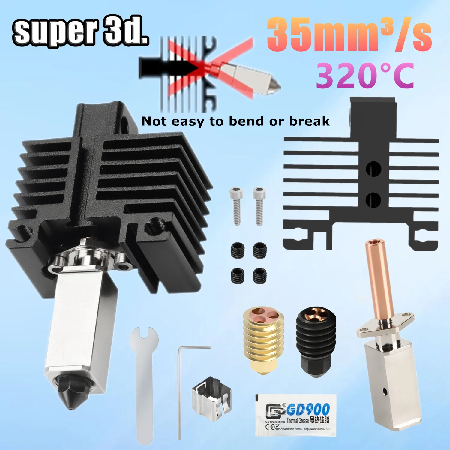 V2-0-High-Speed-Hotend-Kit-Upgrade-for-Bambulabs-p1p-Bi-Metal-Heatbreak ...
