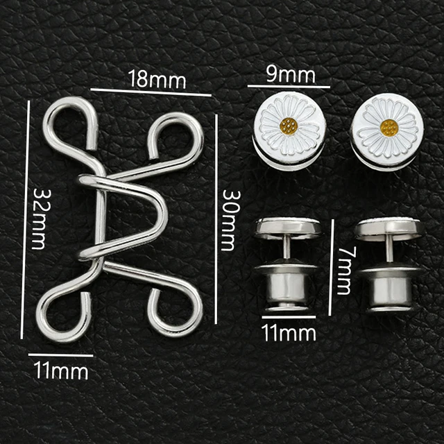 Broches de cintura de aleación para ajustar la cintura, broches de ...