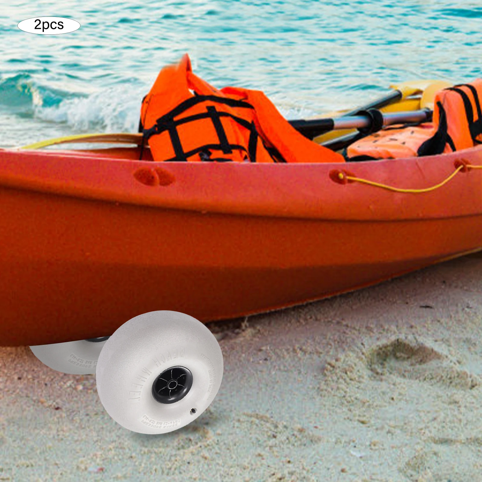 Beach-Balloon-Wheels-Replacement-Beach-Sand-Tires-for-Kayak-Dolly-Canoe ...