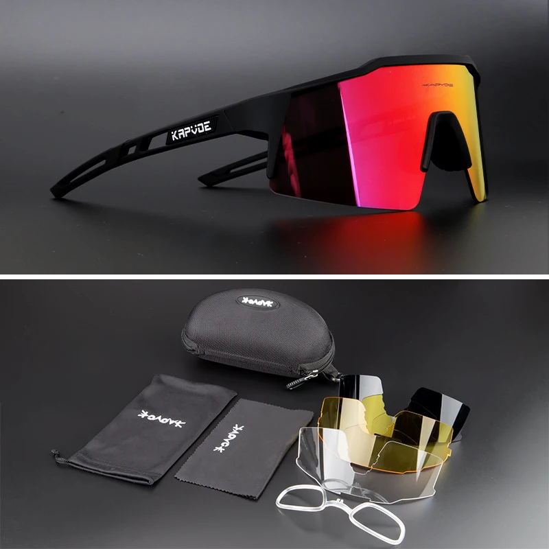 Kapvoe Polarized Cycling Goggles Women Men Bicycle Eyewear Road Bike ...