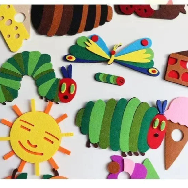 Hungry-Caterpillar-Performance-Props-Felt-Toys-English-Picture-Books ...