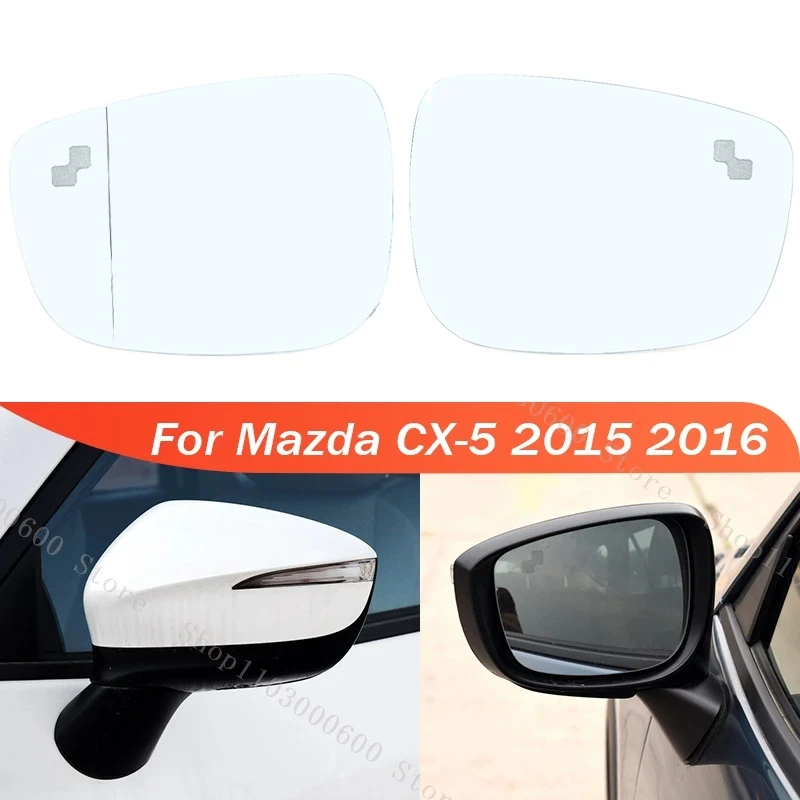 For-Mazda-CX-5-CX5-2015-2016-Car-Exterior-Rearview-Side-Mirror-Glass ...