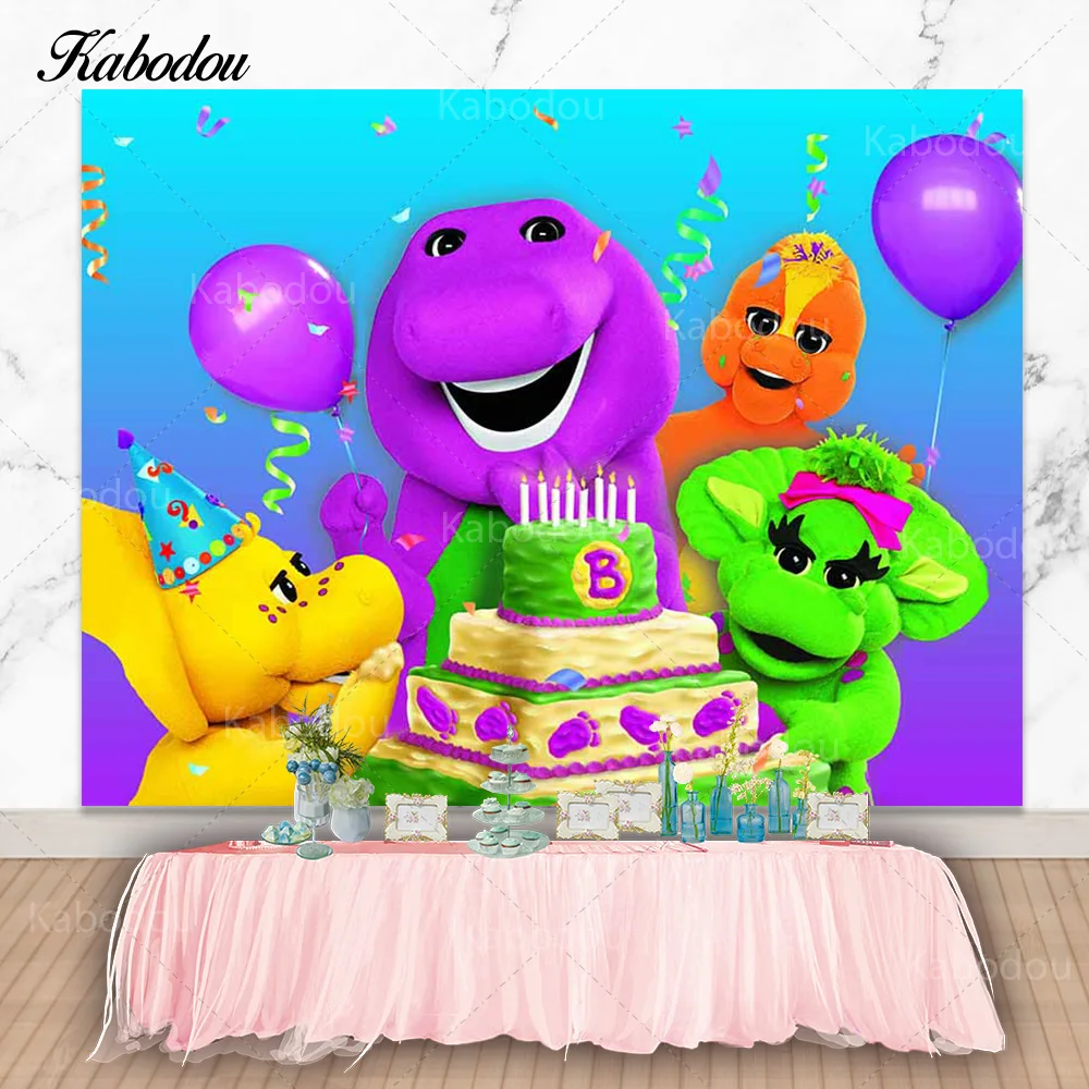 Barney Birthday Background