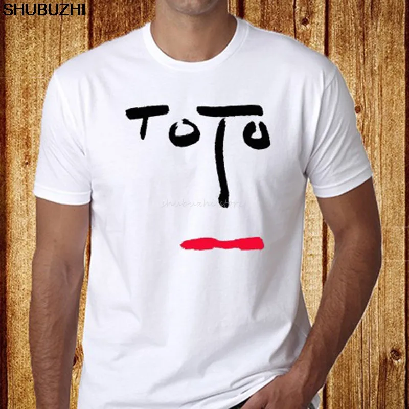 Camiseta-de-TOTO-Face-para-hombre-camisa-blanca-con-s-mbolo-de-la-banda ...