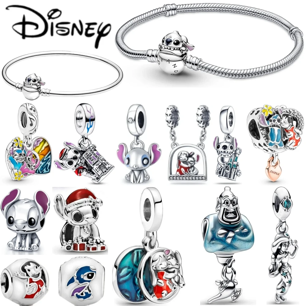 Pulsera-Pandora-de-Lilo-Stitch-de-Disney-brazalete-de-Marvel-regalo-cl ...