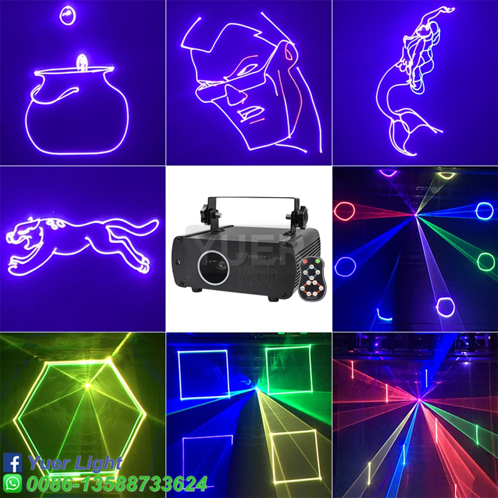 APP Controlled Laser Show Professional DIY DJ Laser Light Projector ...