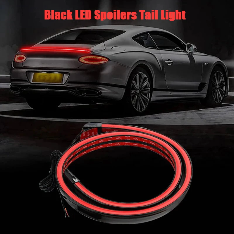 130cm-12V-Universal-Black-Strip-Light-for-Cars-Rear-Spoiler-LED-Light ...