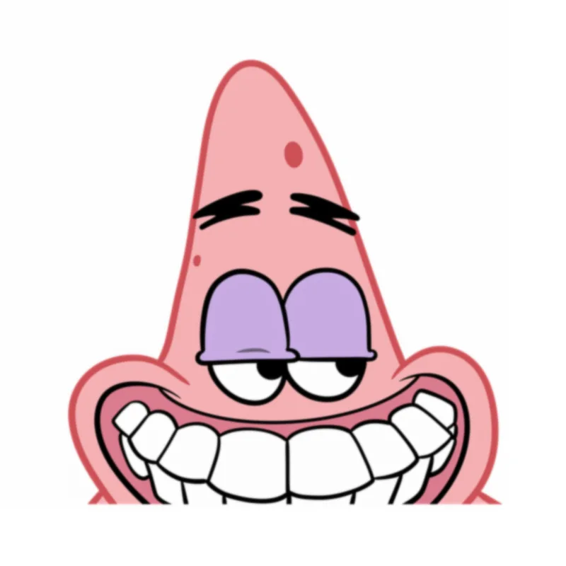 Patrick Star Face Expressions