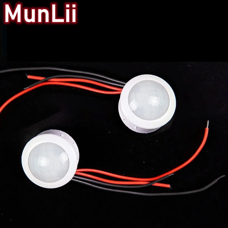 MunLii DC 12V 24V LED Strip Bed Closet Cabinet Light Wiring Infrared ...