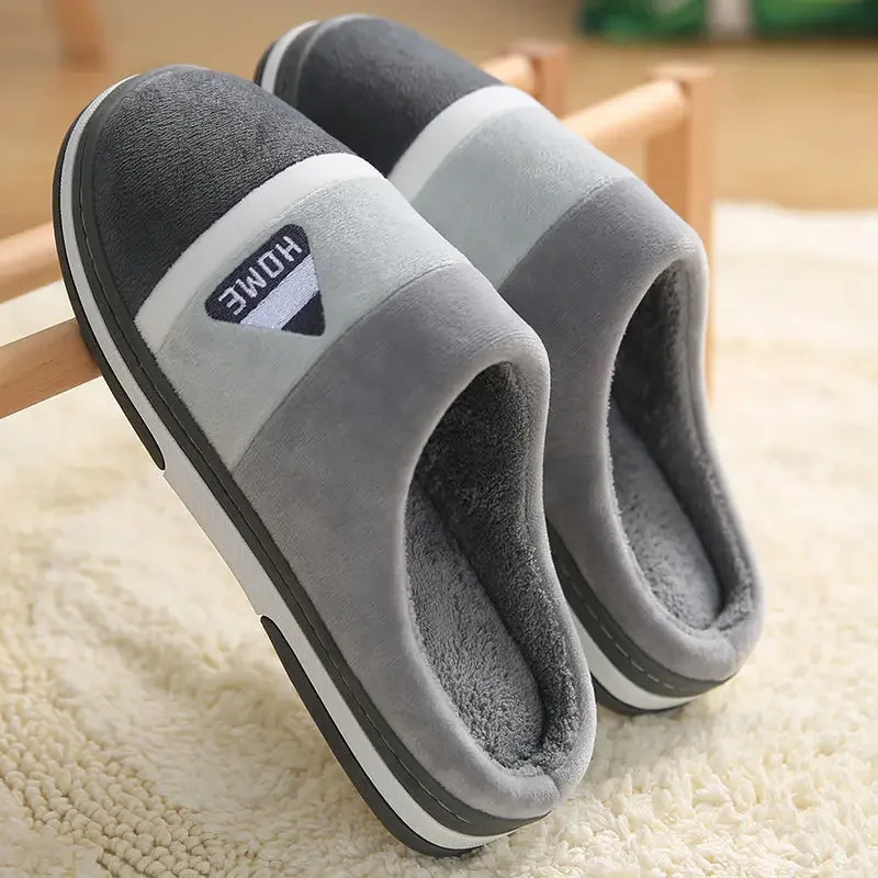 Big-Size-48-49-Men-Home-Slippers-Women-Winter-Warm-Slides-Casual-Flurry ...