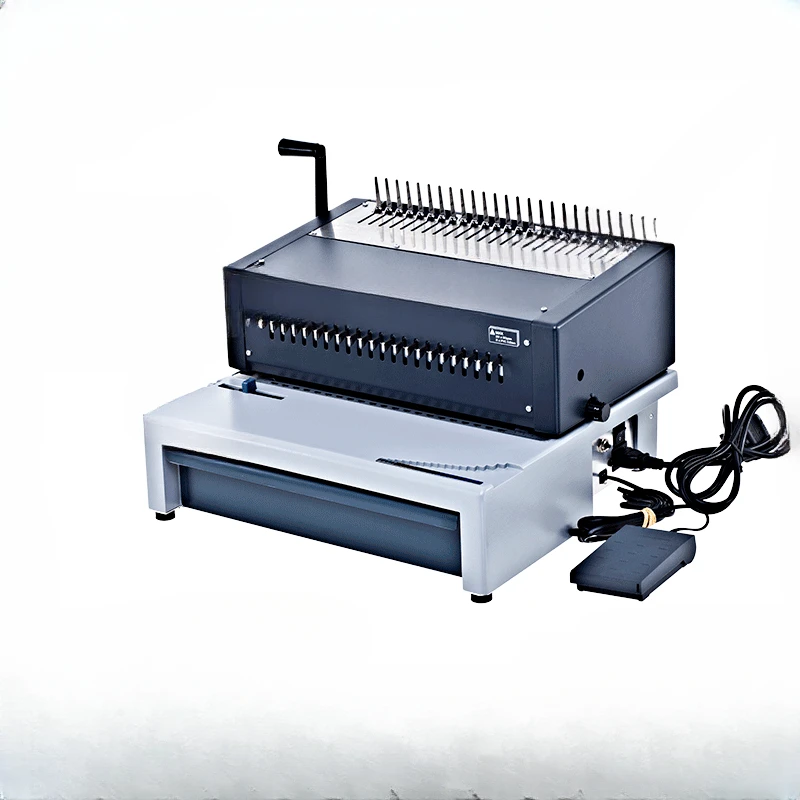 C800-electric-rubber-ring-binding-machine-A4-clamp-strip-comb-full-draw ...