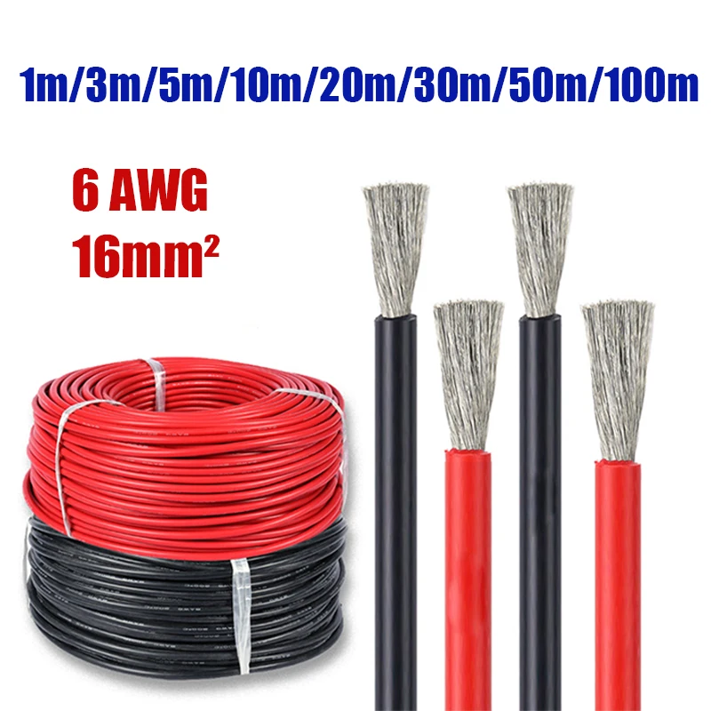 6awg-Flexible-Heat-Resistant-Cable-6-awg-Silicone-Wire-Red-Black ...