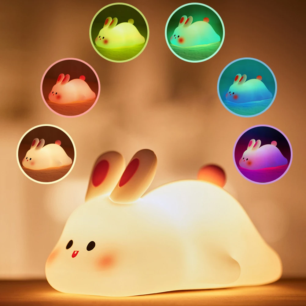 Portable-Big-Face-Rabbit-Lamp-Bedroom-Night-Light-Decoration-Gift-USB ...