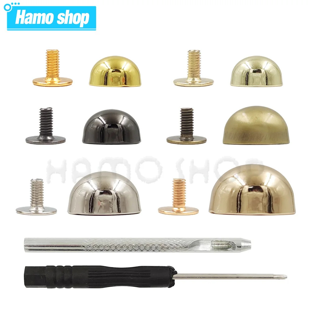 10sets-8-10-12-15-20mm-Metal-Dome-Rivet-Screw-Spike-Studs-Punk-Spots ...