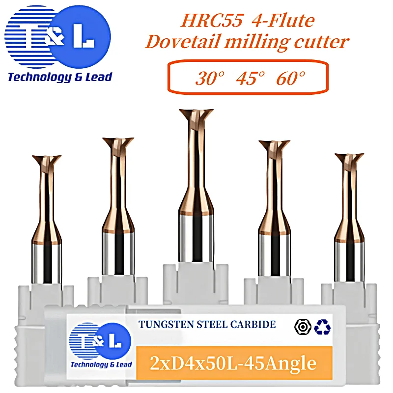 T-L-HRC55-4-Flute-D1-D2-D4-Dovetail-Milling-Cutter-30-45-60-Tungsten ...