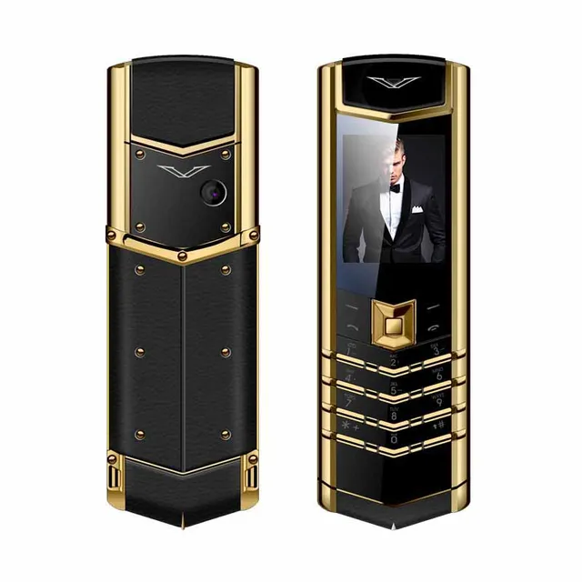 Unlock the luxury metal mobile phone GSM 2G dual analog dual standby ...