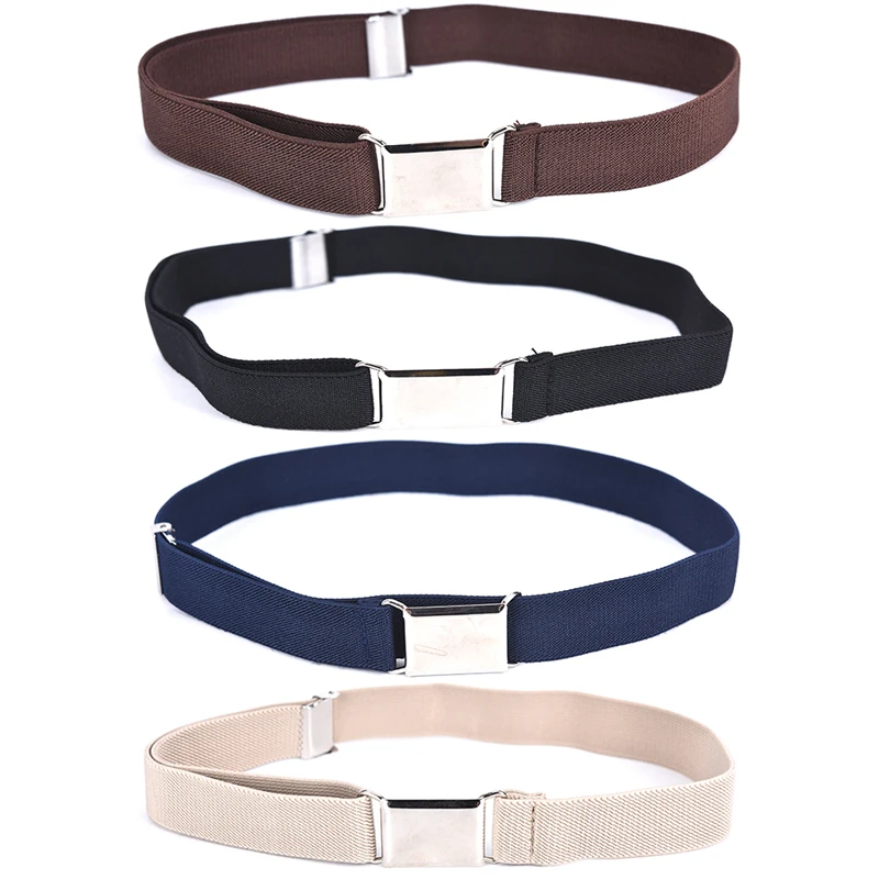 Children-s-Solid-Colour-Canvas-Belt-Boys-And-Girls-Elasticated ...