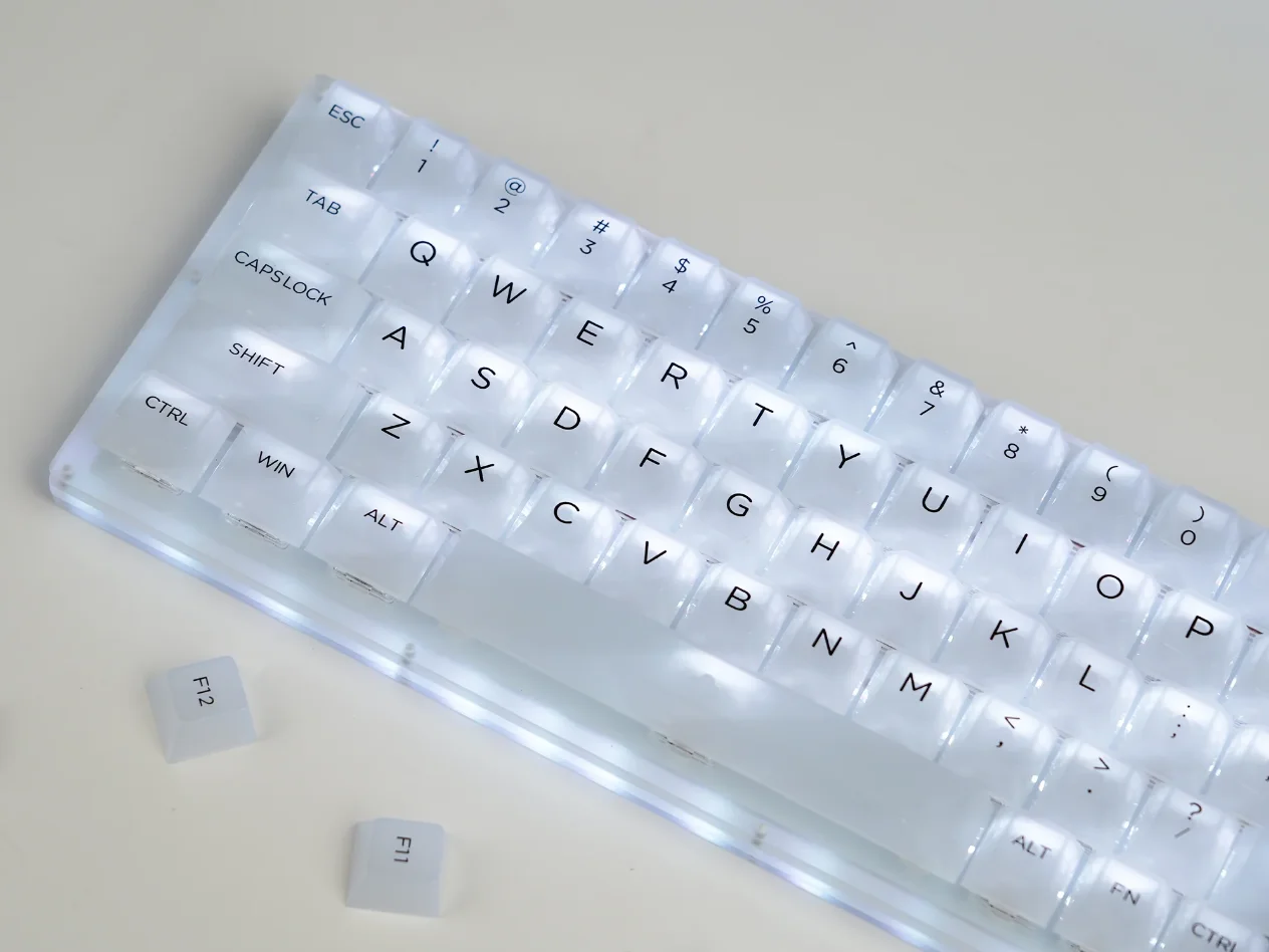 Teclas-transl-cidas-XVX-Frost-Teclas-de-pl-stico-PC-Perfil-cereja ...