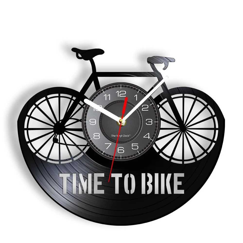 Time To Bike Bikers Inspiration Quote Home Decor Mountain Bike Wall ...