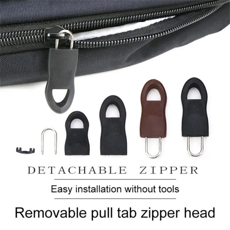 Replacement-Zipper-Pull-Puller-End-Fit-Rope-Tag-Clothing-Zip-Fixer ...