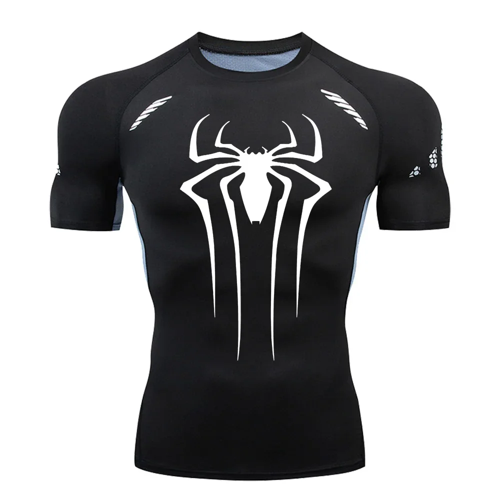 New-Compression-Shirt-Men-Fitness-Gym-Super-Hero-Sport-Running-T-Shirt ...