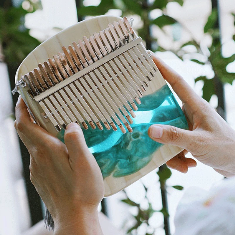 Finger 17 Keys Kalimba Portable Mini Piano Professional Kalimba Music ...