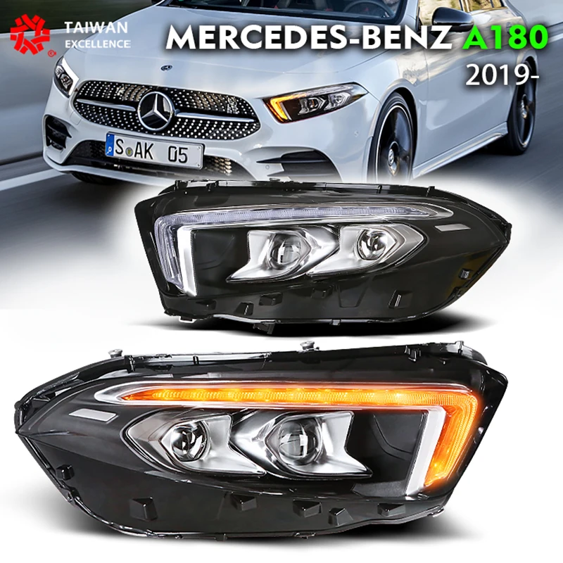 Headlights-for-Mercedes-benz-A-Class-W177-2018-up-A180-A200-Headlights ...