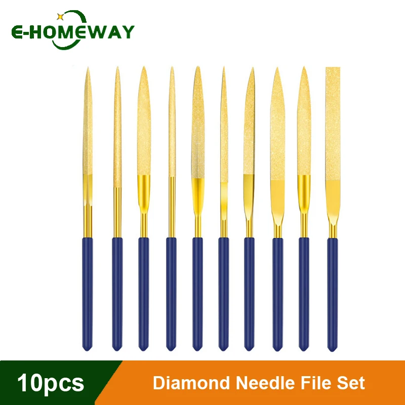 10Pc-3-4-5mm-Assorted-Diamond-File-Needle-File-Set-Wood-Rasp-Hand-Tools ...