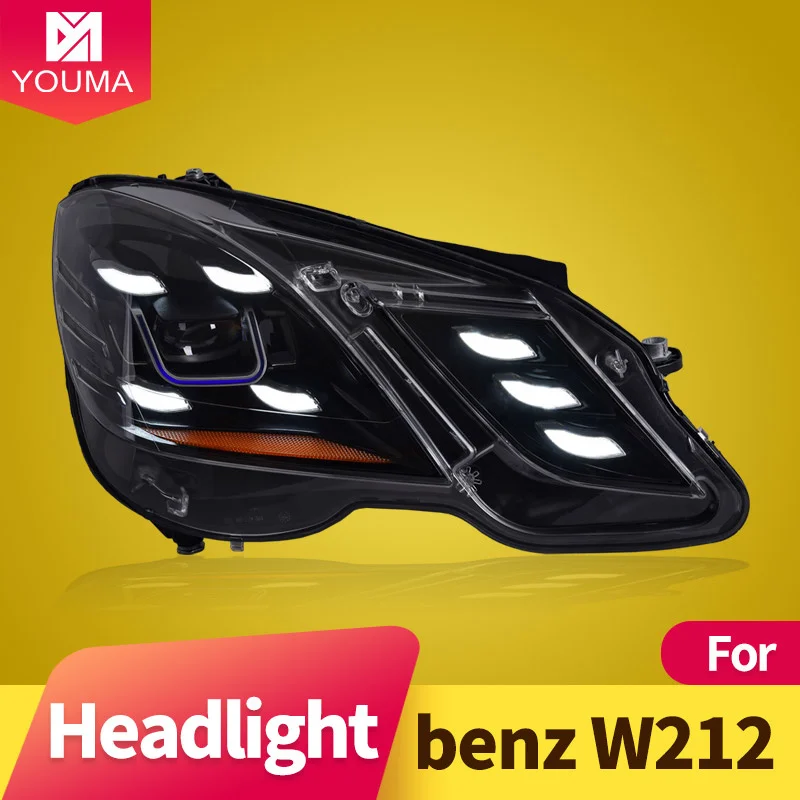 Headlight-Assembly-for-Mercedes-benz-E-class-W212-2009-2012-LED-DRL-LED ...