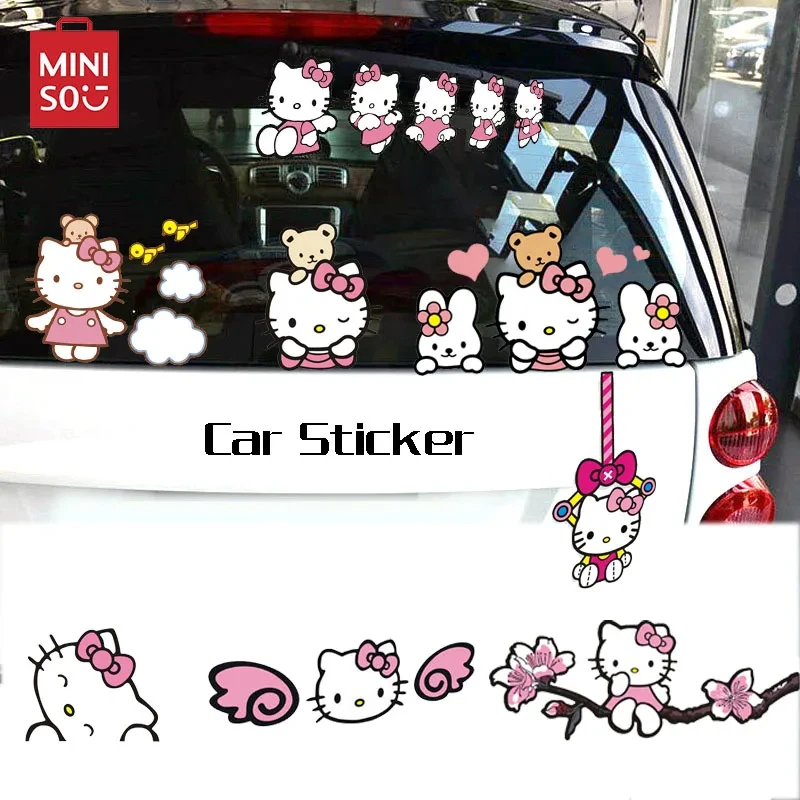 Calcoman-as-Kawaii-Sanrio-Anime-Hello-Kitty-para-coche-calcoman-as-para ...