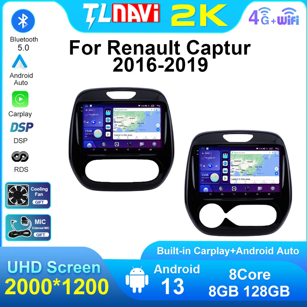 Android-Auto-For-Renault-Captur-Kaptur-2016-2019-Car-Radio-Stereo ...