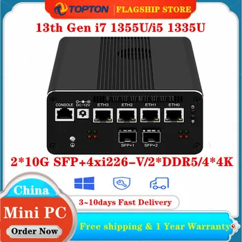 13th Gen Firewall Soft Router Intel i7 1355U i5 1335U Mini PC 2*10G ...