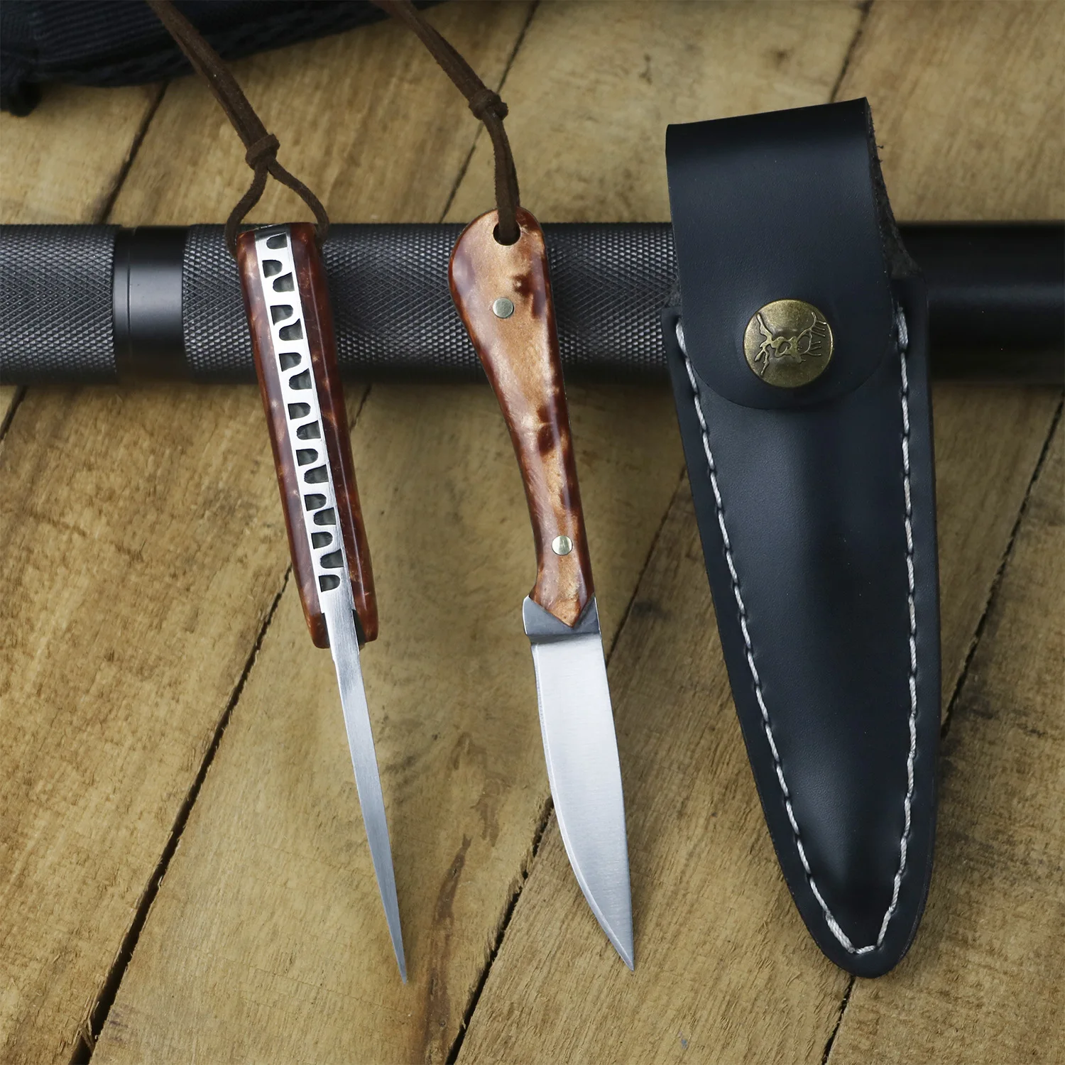 Dobeli-cuchillo-de-fruta-con-mango-de-resina-de-acero-inoxidable-CNC ...