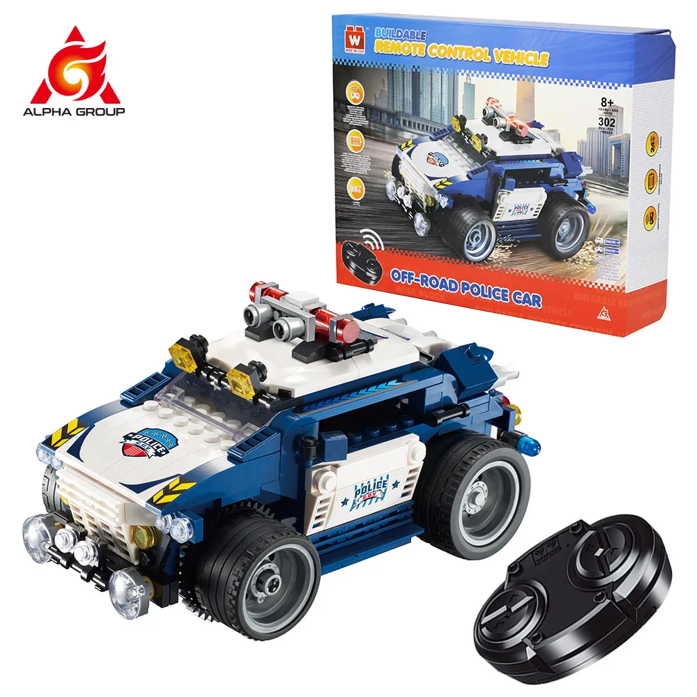Wise Block – voiture Jeep RC pour enfants, 302 pièces, petits blocs à ...